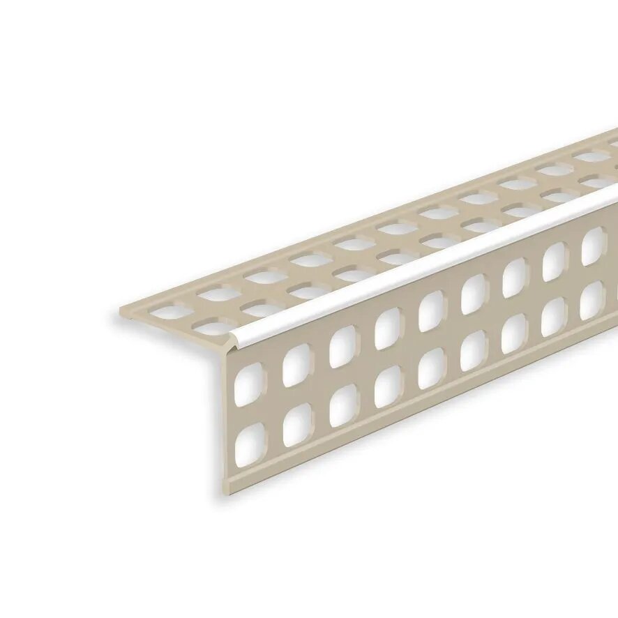 Угол штукатурный пластиковый Ш-У4 25х25 мм с маяком 4 мм, 3.0м (10 шт.)