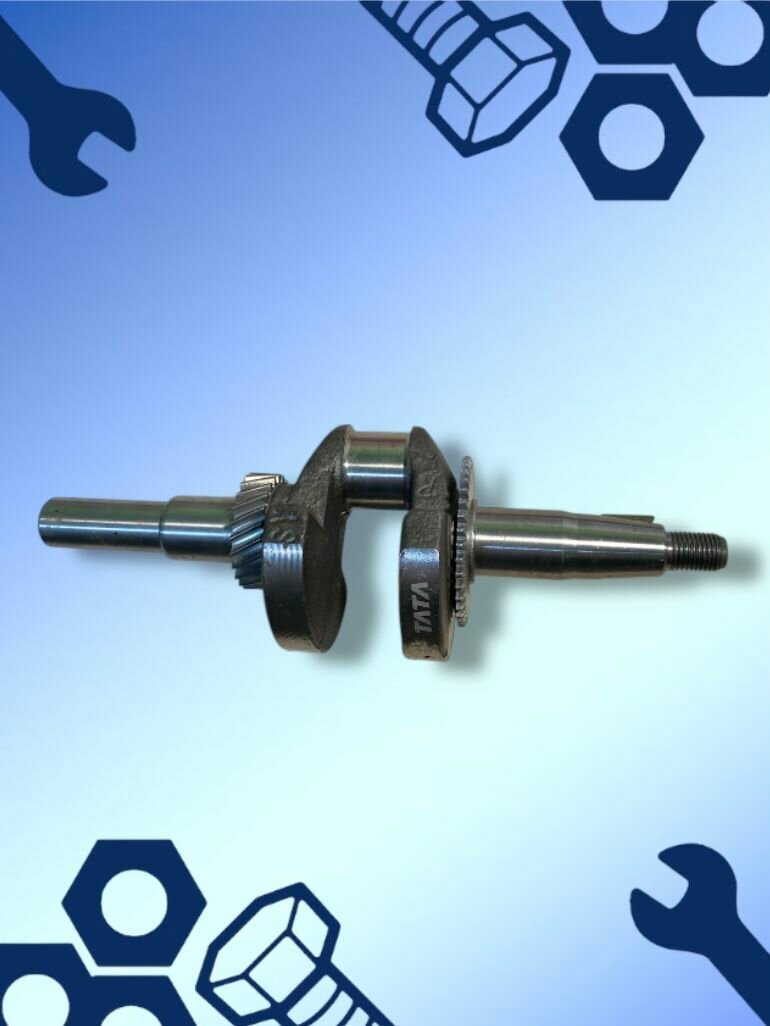 Коленвал (20 мм, шпонка) на двигатель 168F/170F на мотоблок