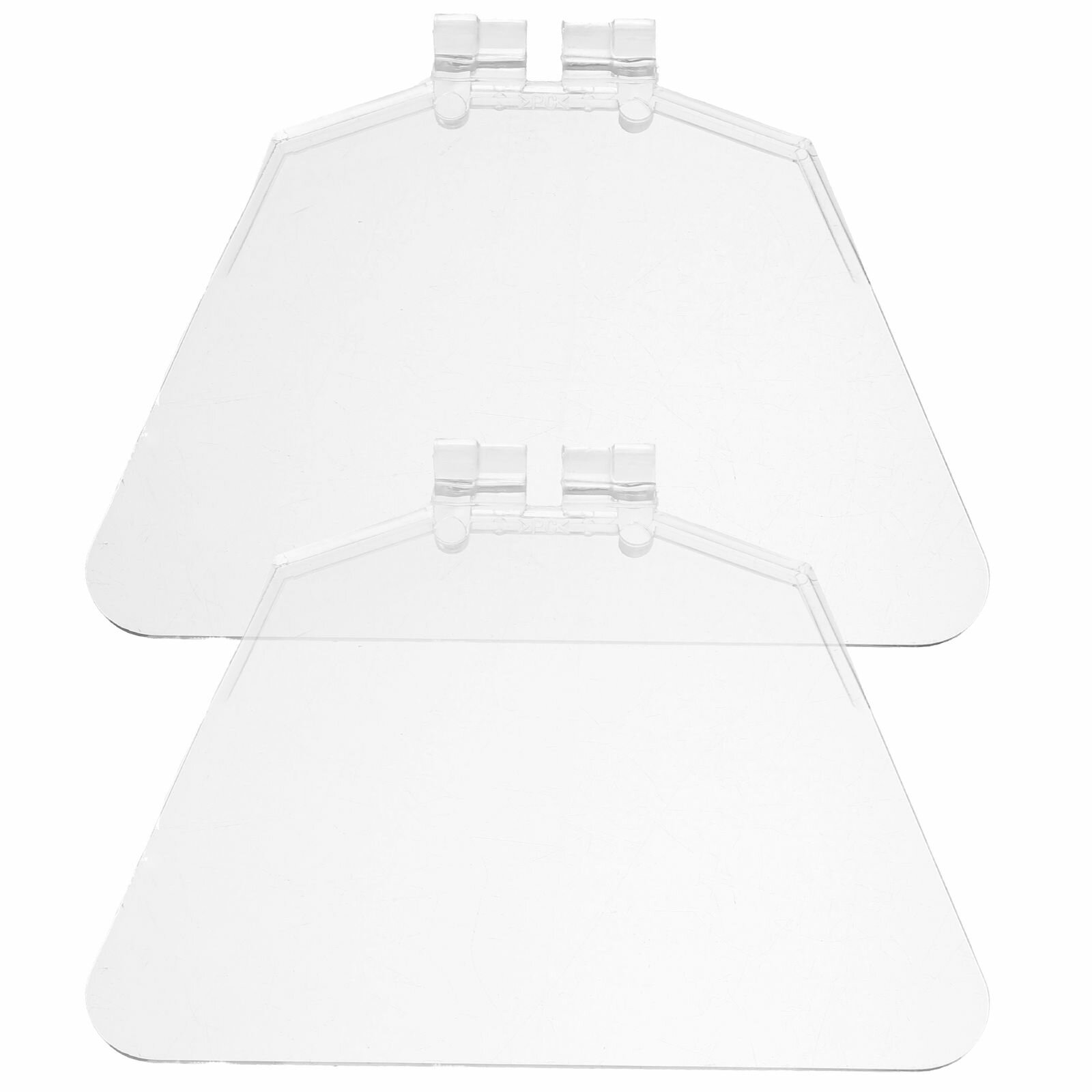 Прозрачный пластиковый защитный экран для точильного станка, 2 шт для защиты глаз