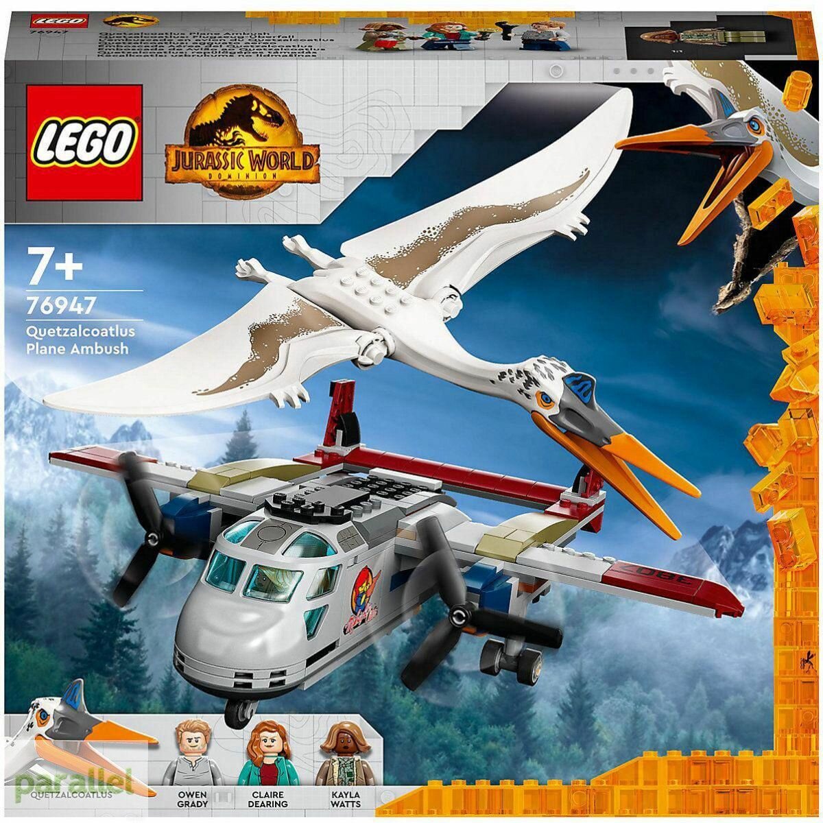 LEGO Jurassic World 76947 Quetzalcoatlus: Flugzeug-Uberfall Конструктор LEGO Лего Мир Юрского периода Ограбление самолета Кетцалькоатля набор 76947 игрушка-конструктор динозавр самолет