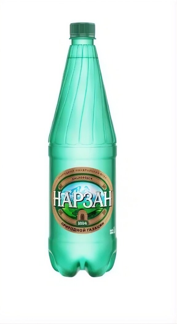 Вода минеральная Нарзан лечебно-столовая, 9 шт по 1,0 л, газированная, пэт (Природной газации)