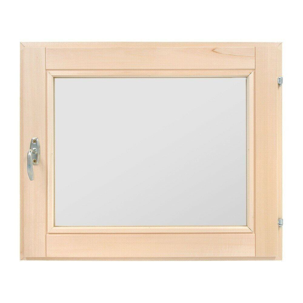 Окно деревянное 400х500х70 мм 1 створка поворотная