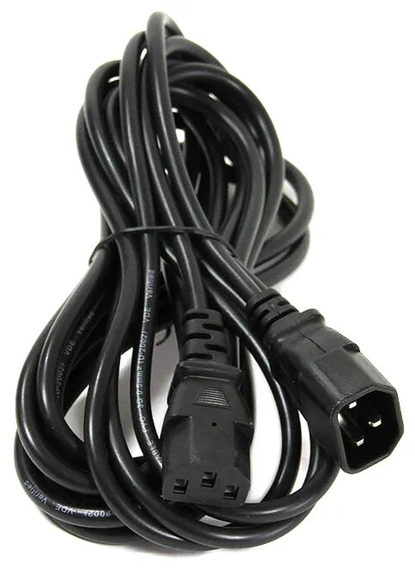 Кабель питания TV-COM IEC320 5M TP020-IEC320-C13/C145.0, черный