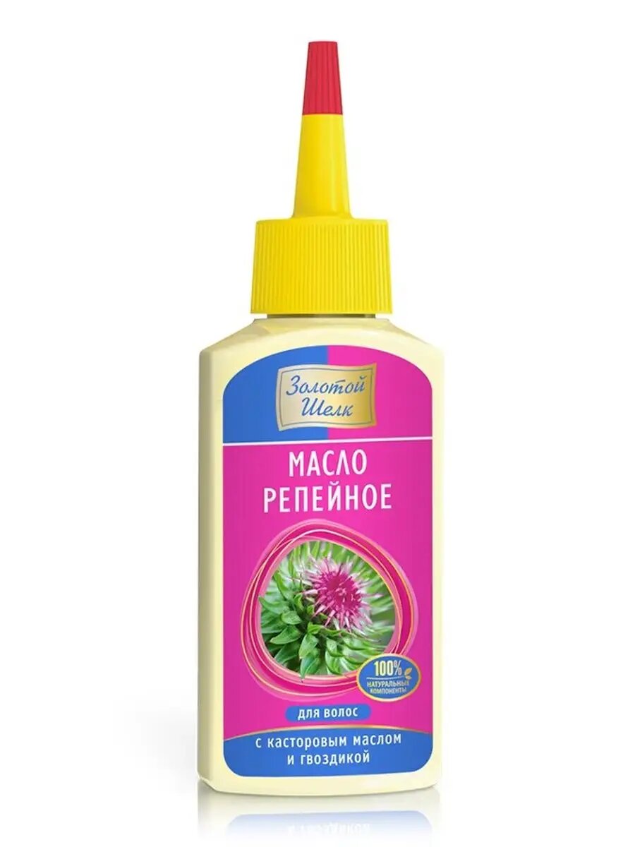 Репейное масло с касторовым маслом и гвоздикой 90 мл