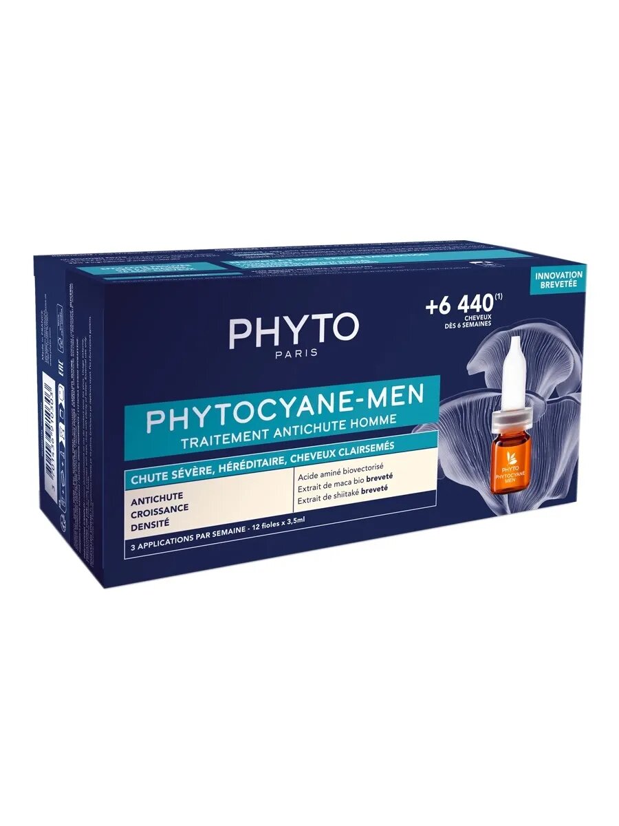 Phyto phytocyane-men сыворотка против выпадения волос