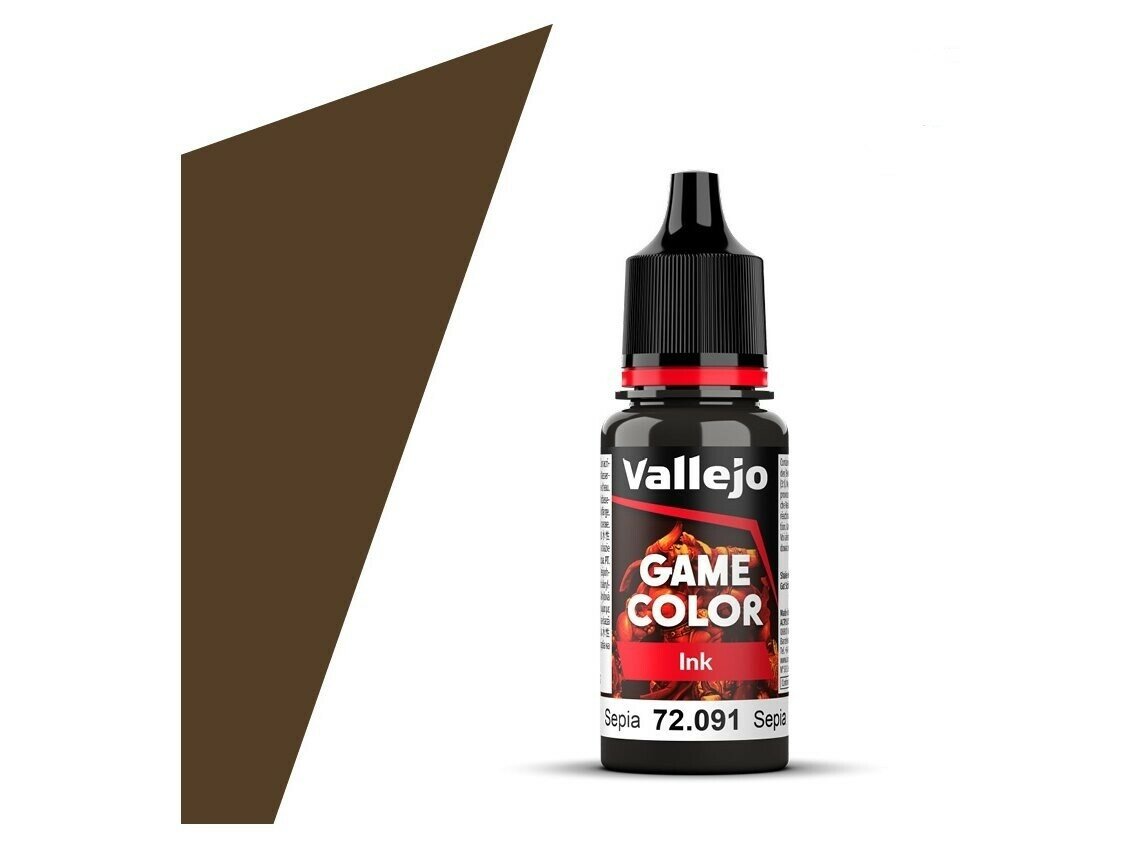 Аксессуар для Warhammer Vallejo Краска Vallejo Game Ink Sepia 72.091