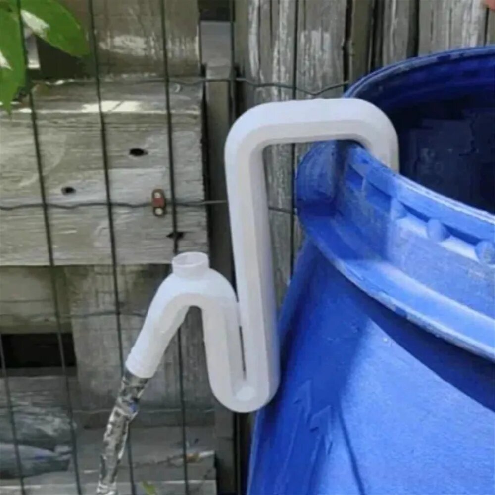 Переливная труба для дождевой бочки с водосточной трубой B