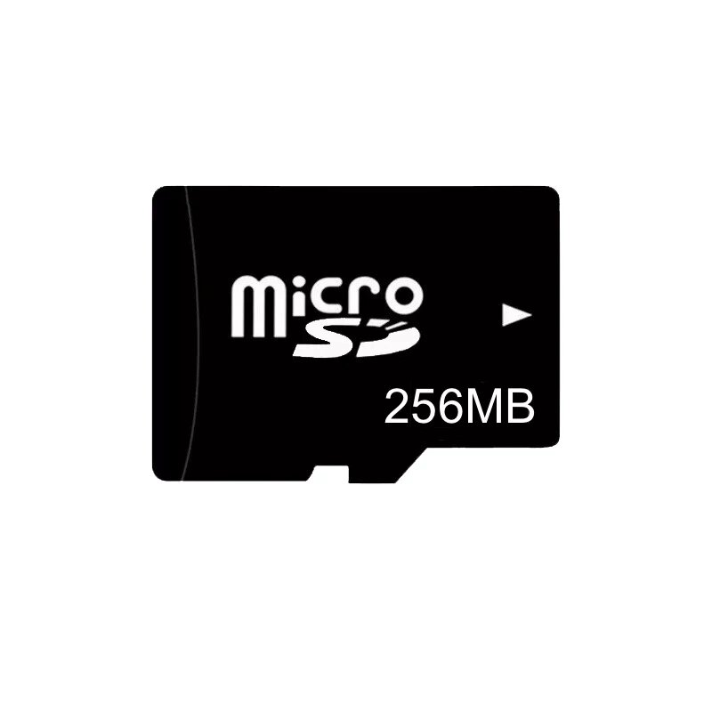 Карта памяти TF (microSD) Официальная стандартная конфигурация_256 МБ