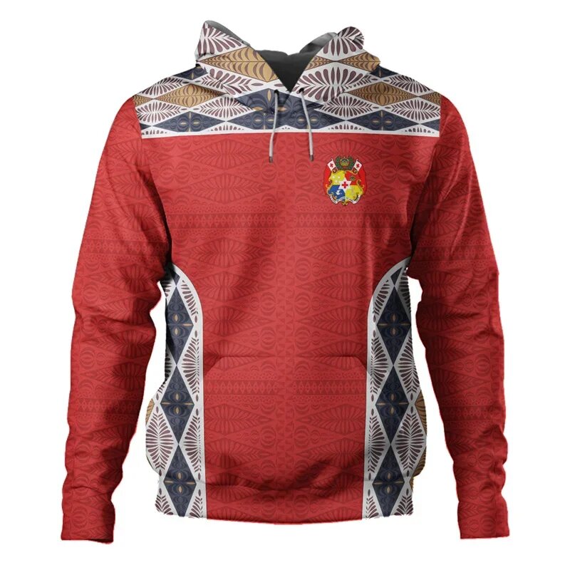 Толстовка с капюшоном Тапа Тонга, Hoodie-ZZY14888, L
