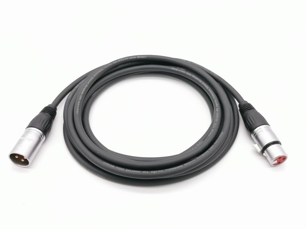 E67-XLR-M-F-0800-0 Кабель балансный (микрофонный), 8м, ZZcable