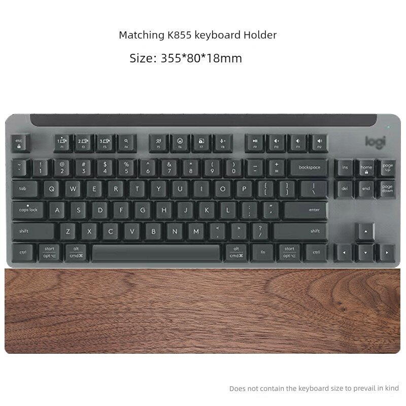 Подставка для рук из орехового дерева для механической клавиатуры MX Keys, коврик для мыши K845, пленка G913TKL