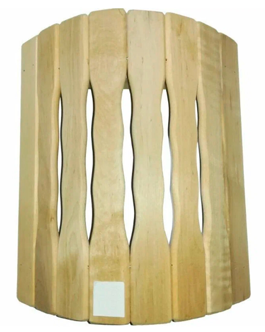 Абажур для бани угловой DoorWood АУ-3 фонарик (из ольхи) / Освещение саун и бань