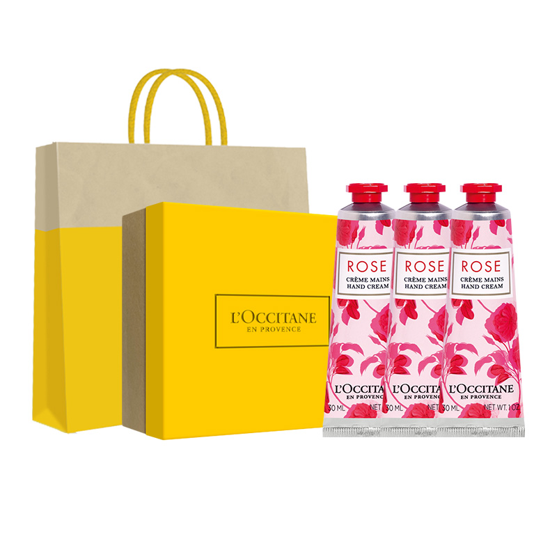 Крем для рук унисекс LOCCITANE Limited Edition увлажняющий с ароматом розы, 30 мл