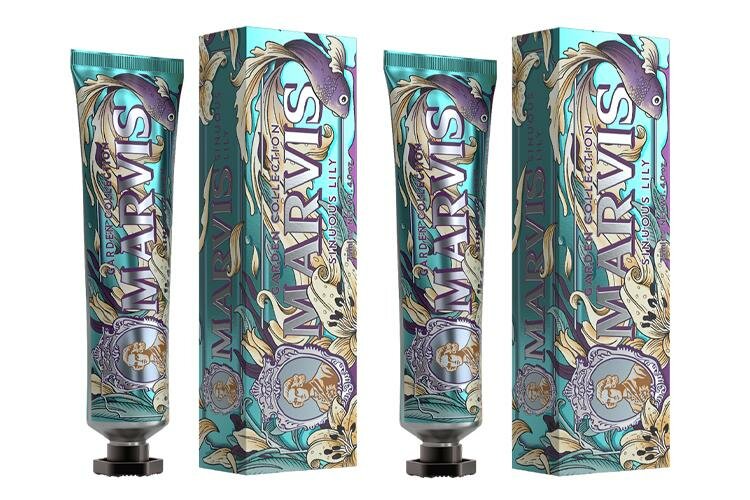 Набор зубных паст унисекс Marvis Garden Collection, для свежего дыхания, 75 мл, 2 шт