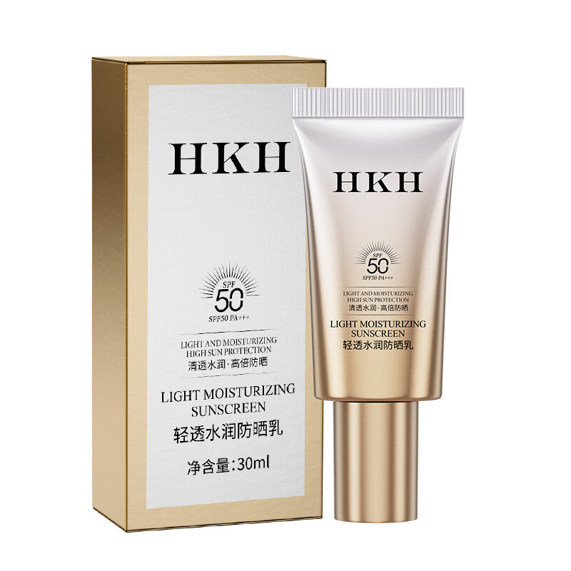 Солнцезащитный лосьон унисекс HKH Light and Moisturizing Sunscreen, SPF50 PA+++, 30 мл