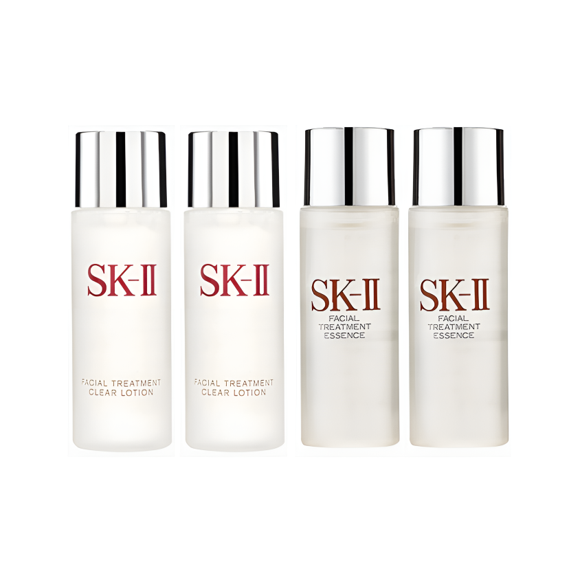SK-II Набор пробников Goddess Water Clear Lotion и Red Bottle Cream увлажняющие подтягивающие сыворотки унисекс