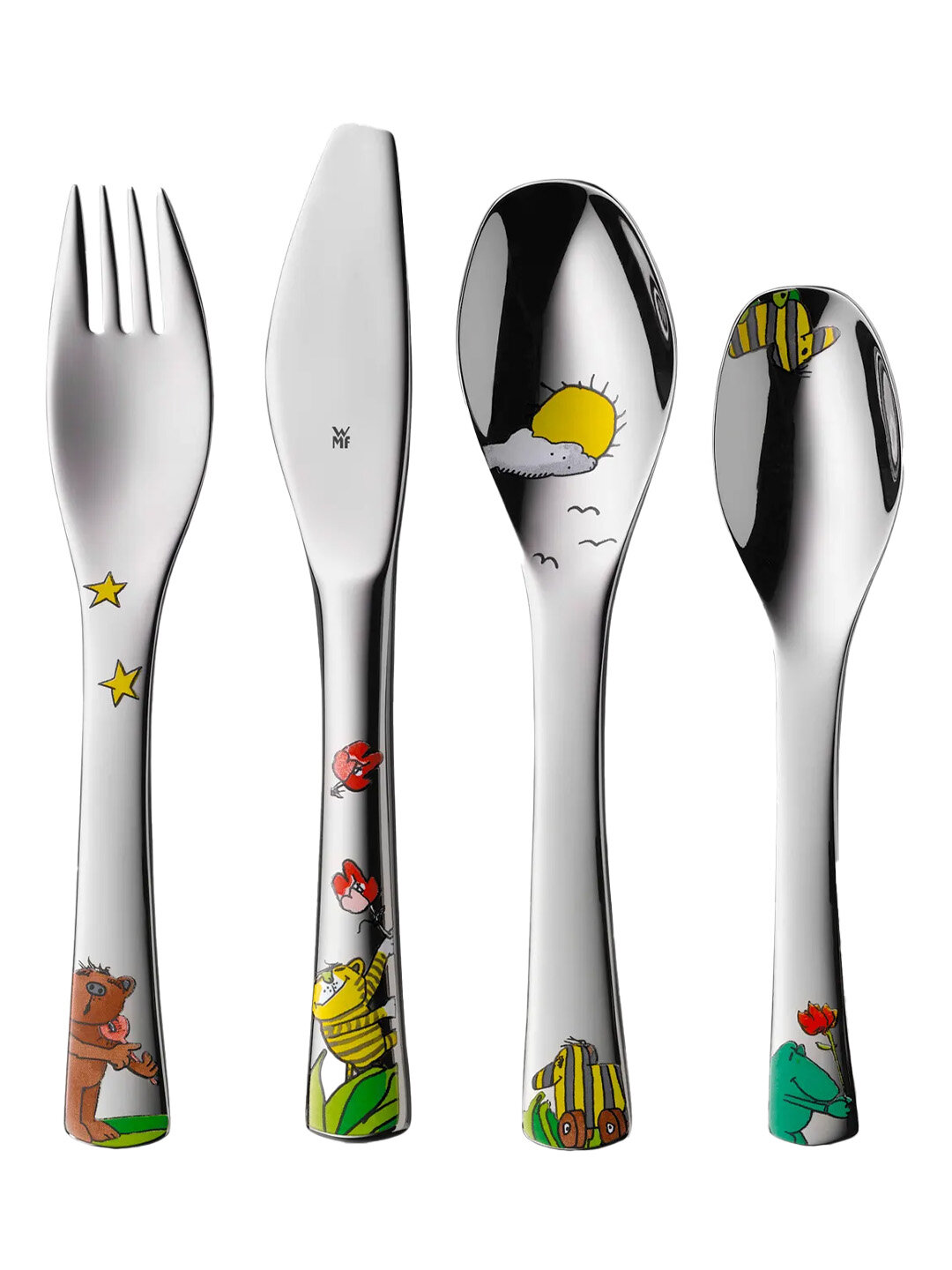Набор детских приборов WMF Janosch, 4 предмета, нержавеющая сталь Cromargan®