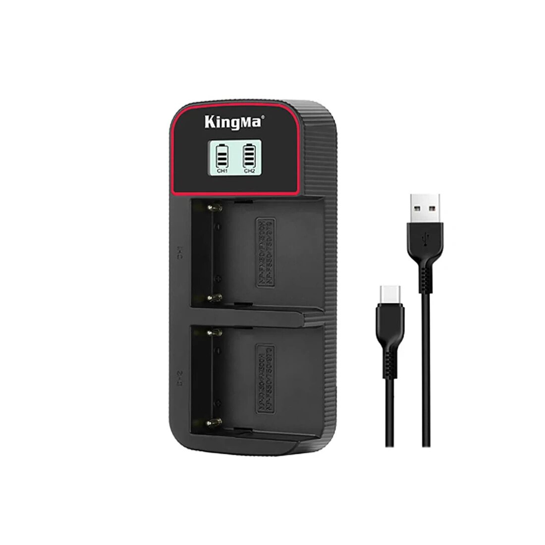 Двойное зарядное устройство KingMa BM058-F550 для Sony NP-F570; F770; F970