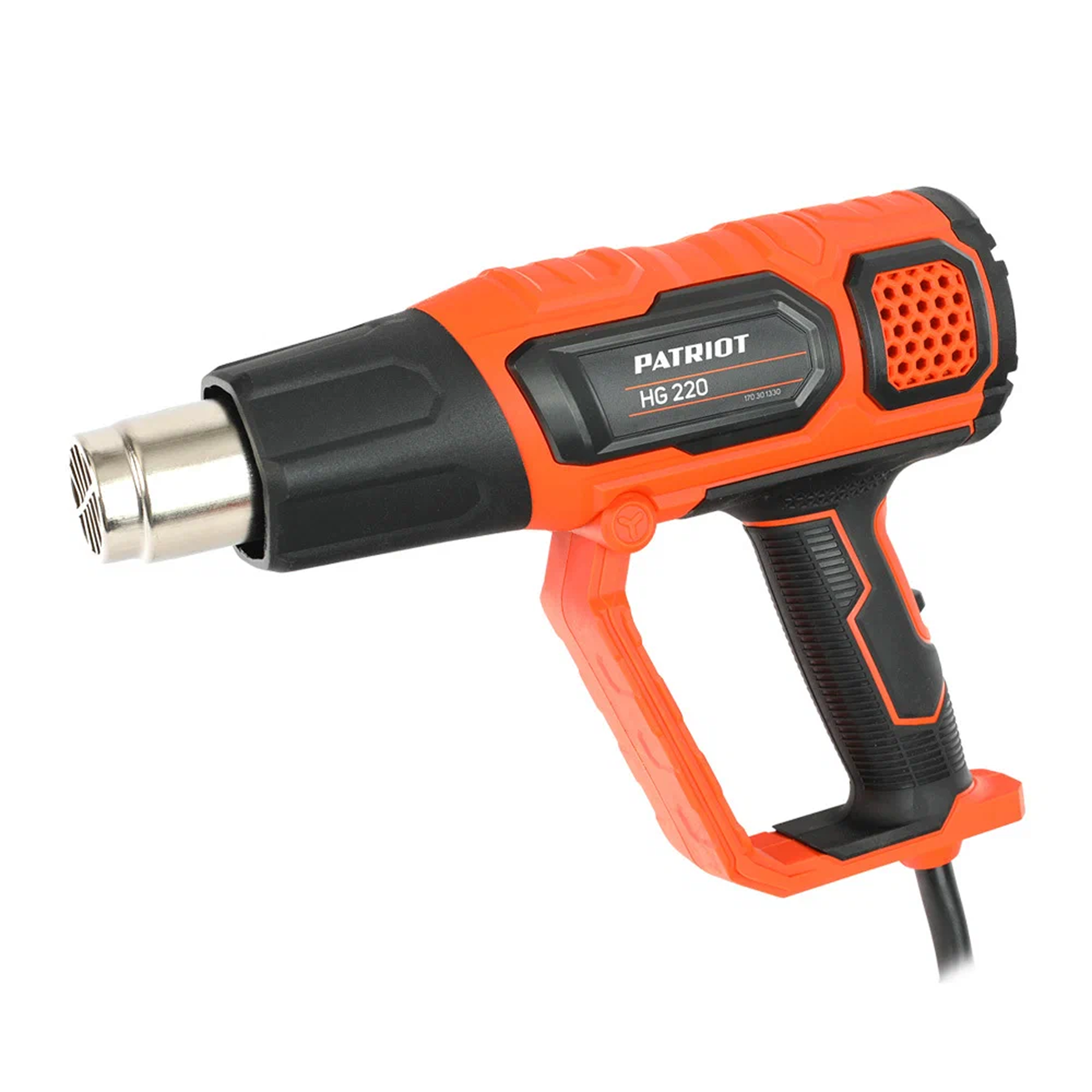 Фен строительный электрический PATRIOT HG 220, 2000Вт, 5 насадок, кейс в комплекте