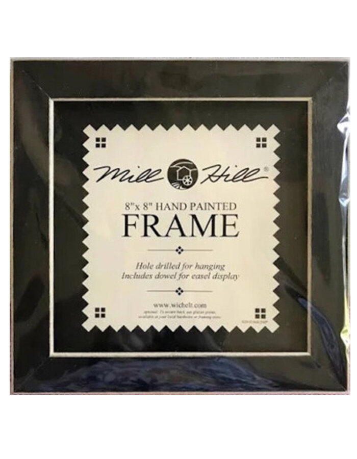 Рамка дерево, цвет - Matte Black, внешний размер 25х25 см. внутренний размер 20x20 см.