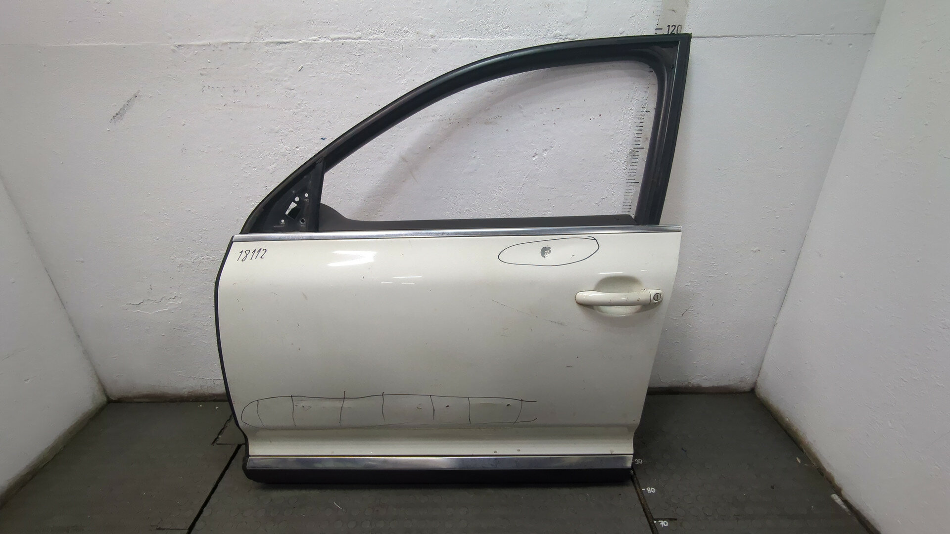 Дверь боковая (легковая) левая передняя Volkswagen Touareg Б/У