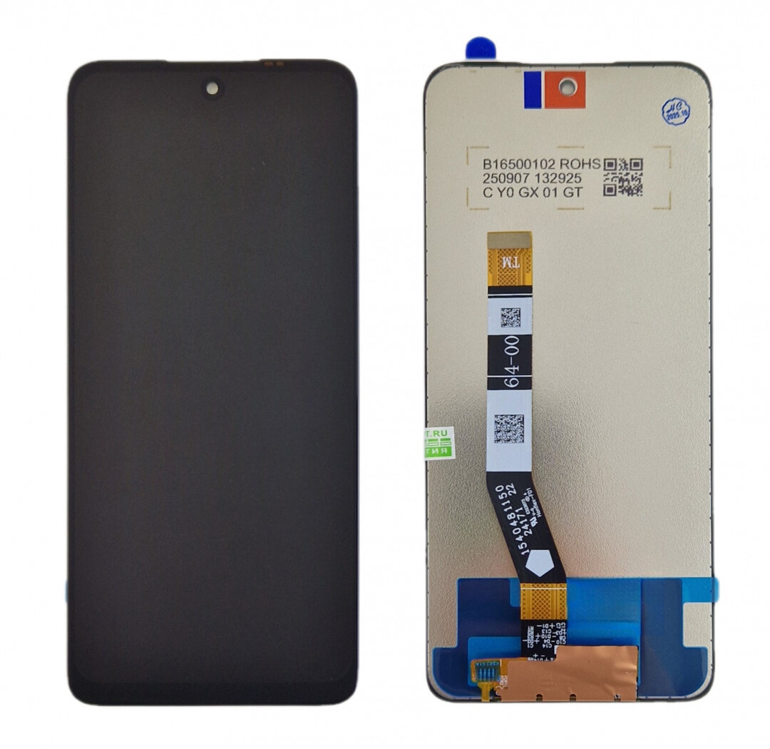 Дисплей для Motorola Moto G54/ G55 с тачскрином, черный