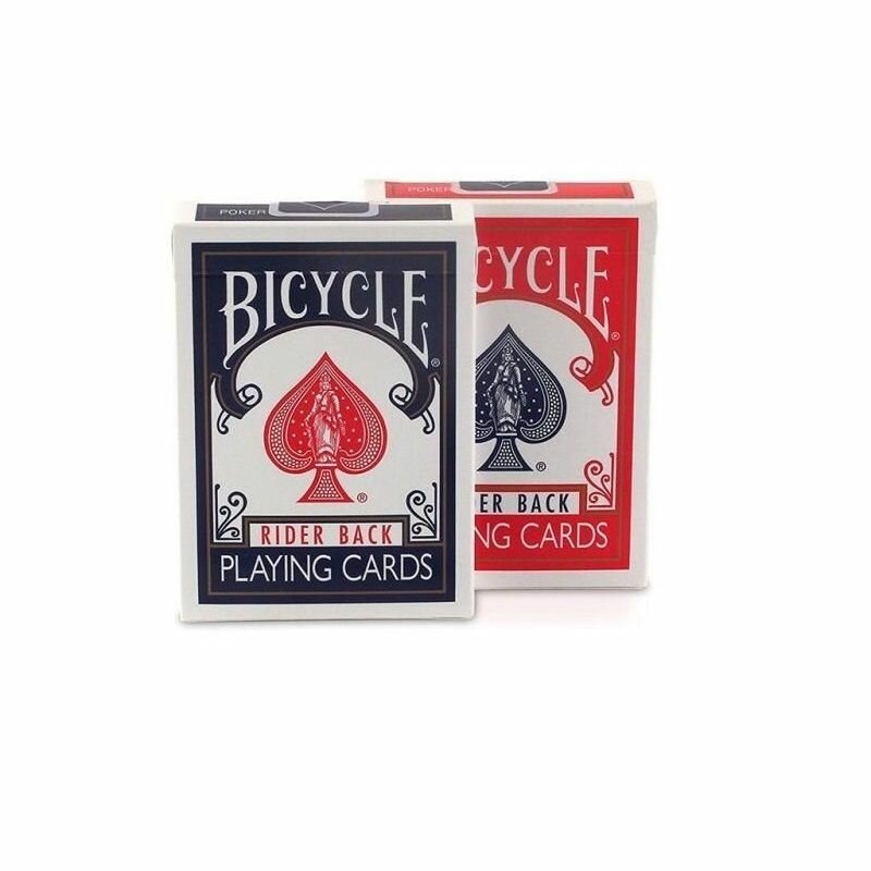 Карты игральные Нескучные игры Bicycle 54 Rider back, Original USA, синие