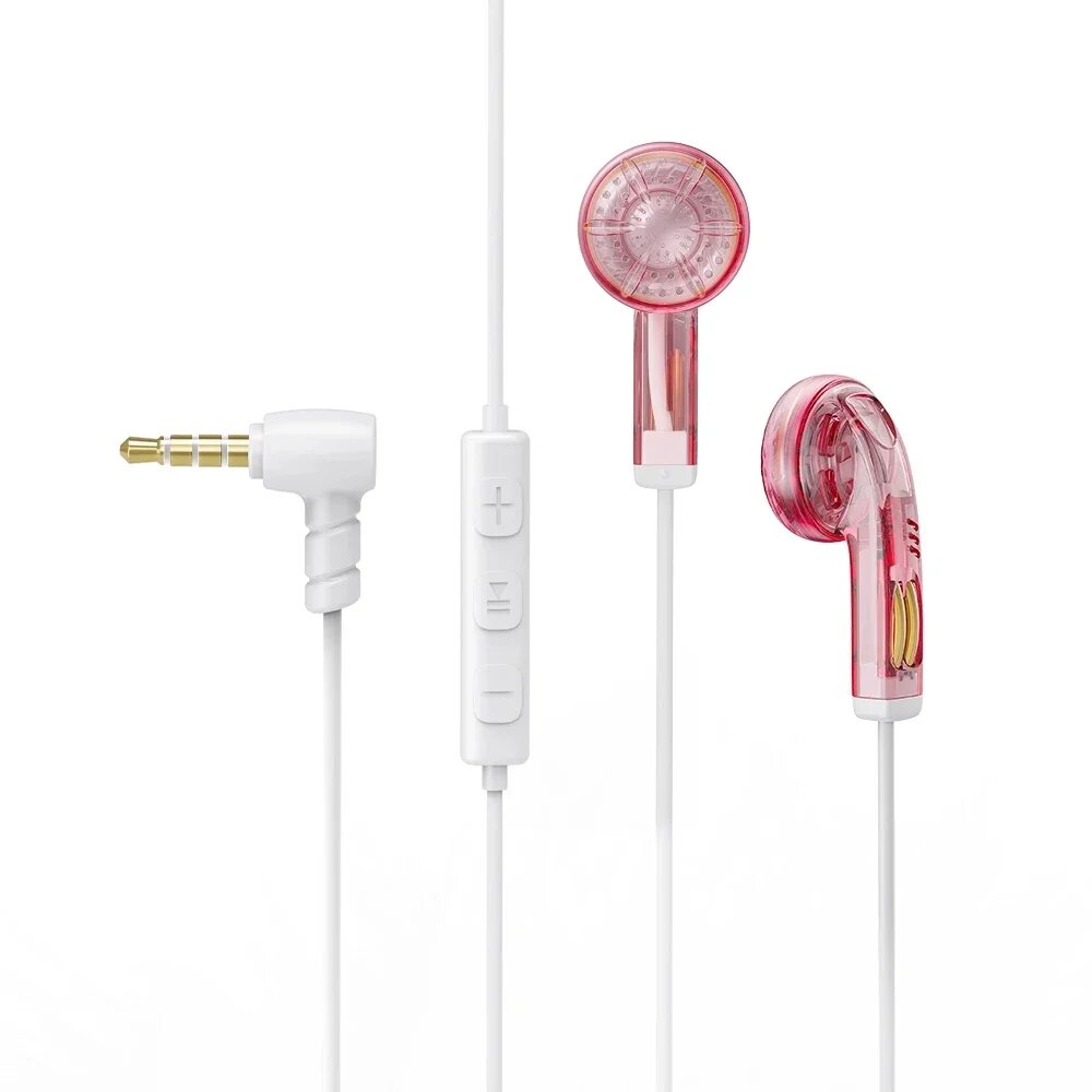 FiiO JadeAudio JF11 наушники проводные, Transp Red Mic
