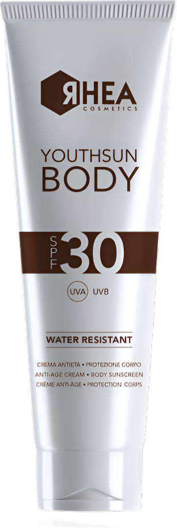 RHEA YouthSun Body SPF30 - Антивозрастной солнцезащитный лифтинг-крем для тела SPF30, 150 мл