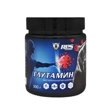 Аминокислота RPS Nutrition "Glutamine", для спортсменов, 300 г