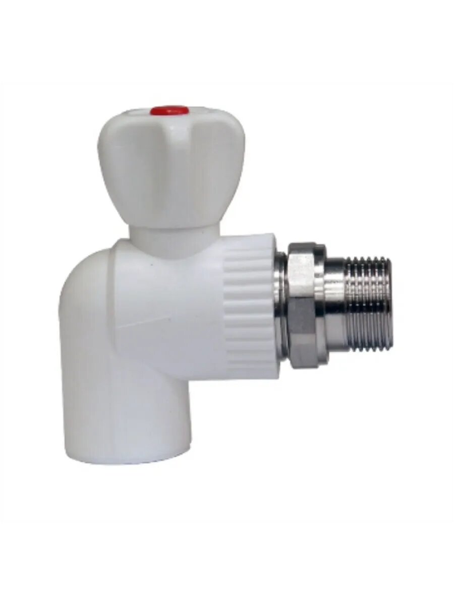 Кран шаровой Vieir для радиатора полипропилен/латунь Угловой Ø-20х1/2",1шт