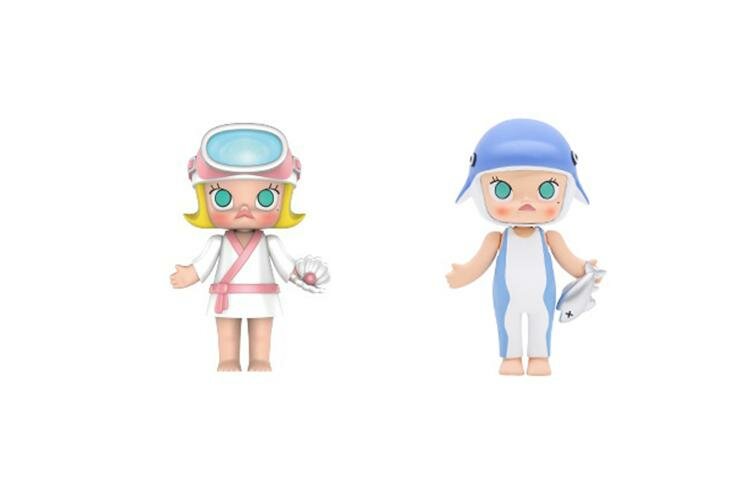 POP MART Molly Ocean коллекция, Женские коробки-сюрпризы Одиночная подтвержденная открытая коробка-сюрприз, Confirmed-Hidden+Dolphin (Open)