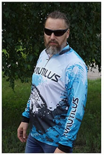 Футболка с длинным рукавом (джерси) Nautilus Blue р. XXL