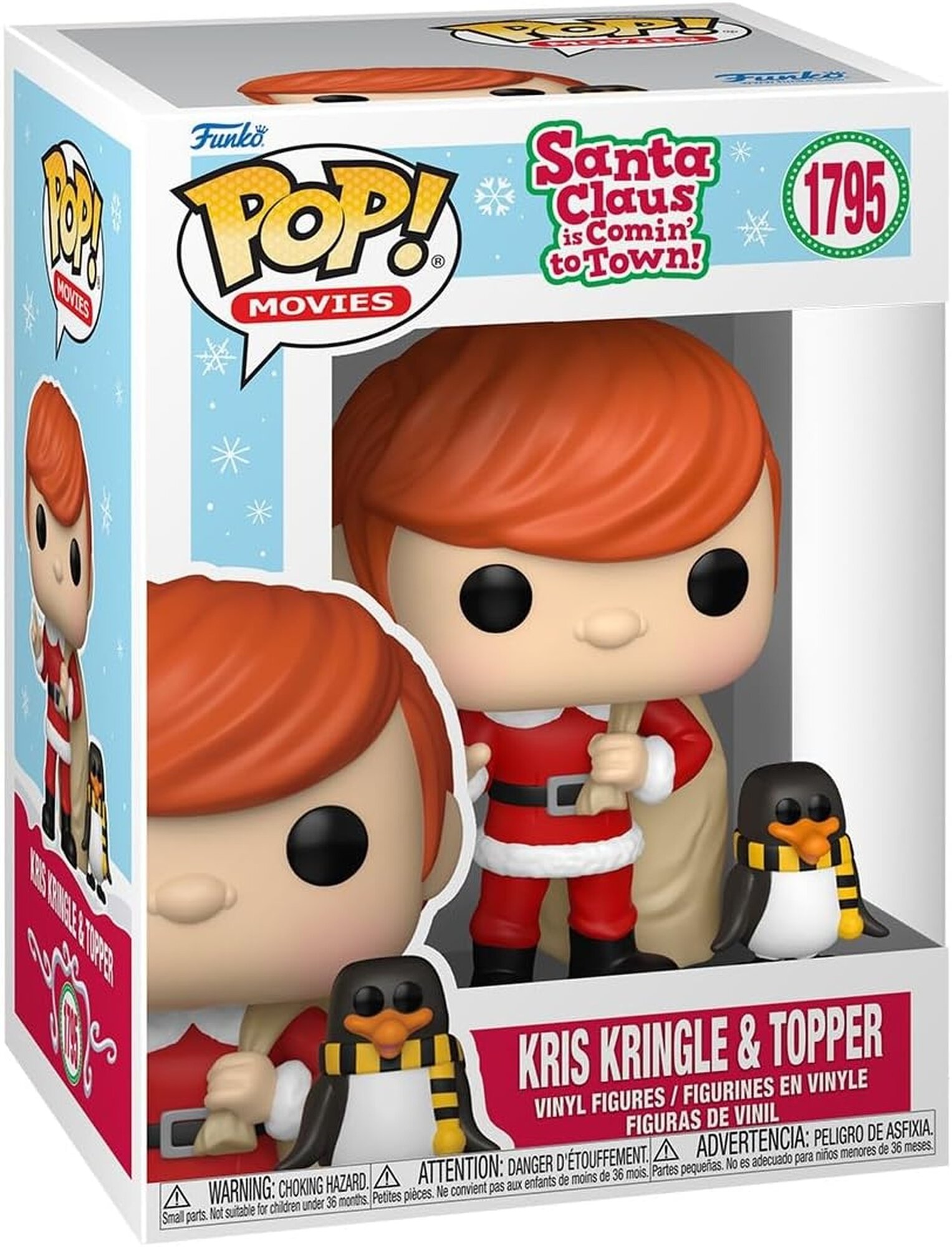 Фигурки Funko Pop MOVIES - Коллекционная фигурка Санта-Клаус едет в город Крис с топпером - Фанко 1795