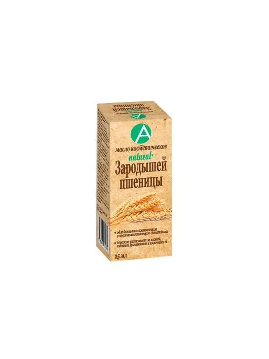 Масло Зародышей пшеницы, масло косметическое, 25 мл, 1шт,