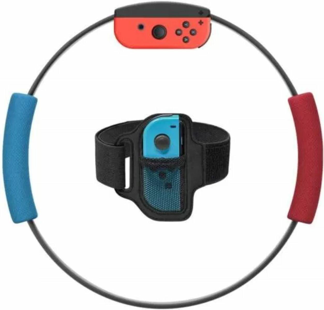 Обруч кольцо игровое с ремешком Ring Fit Adventure для Nintendo Switch и OLED Joy Con