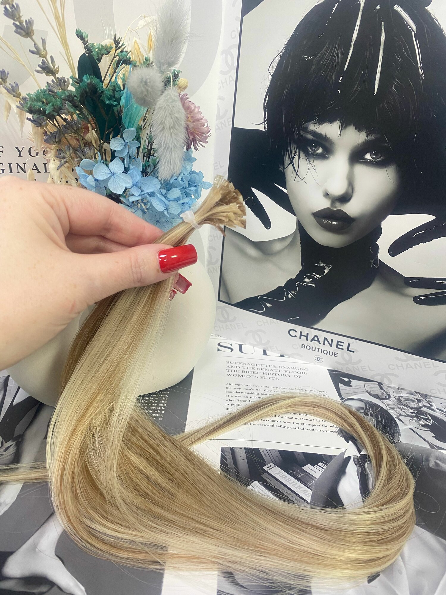 Биопротеиновые волосы на капсулах для наращивания