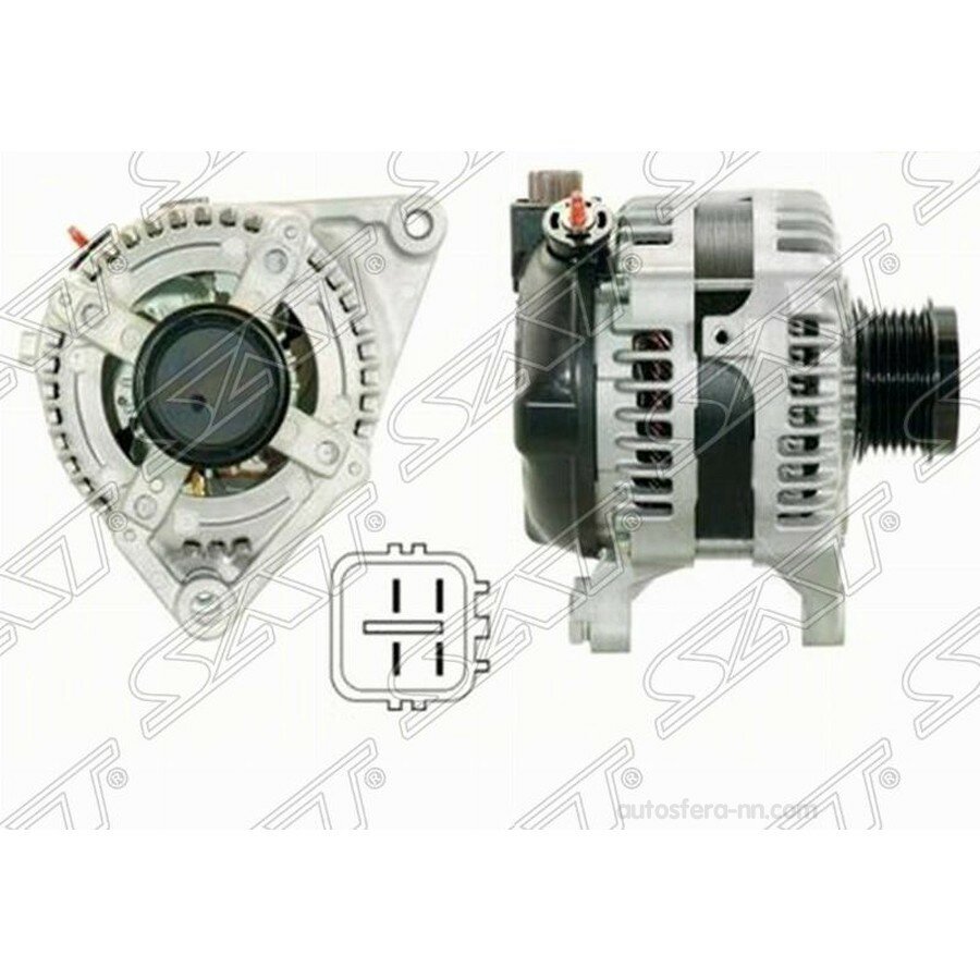 SAT ST270600V010N Генератор TOYOTA CAMRY 2.5 12-15/RAV4 2.5 09-12 2ARFE 12V 100A
