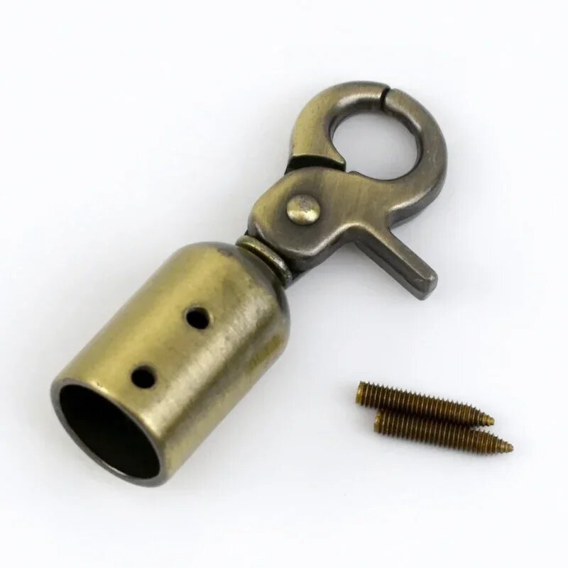 Пряжка поворотная металлическая, цвет F1-24-Brass, 13 мм