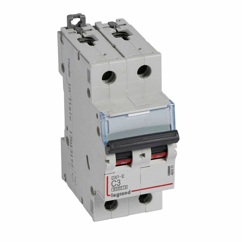 Автомат модульный 2P 3А C 6кА 2 мод DX3-E