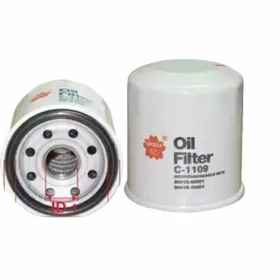 Фильтр масляный SAKURA C1109 Toyota Avensis T22 09, 97-02, 03, T25 1.6-2.4 04, 03->, Camry 1.8-2.2, Td 1