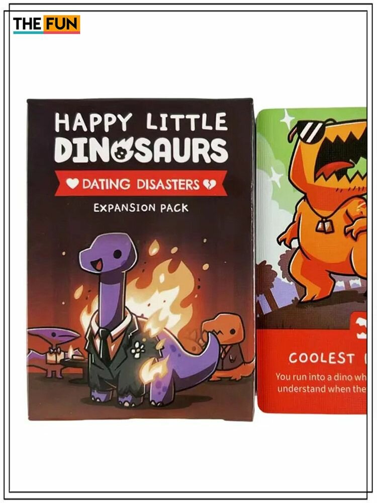 Настольная Карточная Игра Настольная Happy Little Dinosaurs Игра Новая Версия Игры