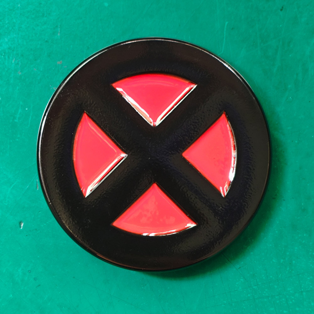 Пряжка (бляха) для ремня "Люди Икс". Бляха на ремень мужской 40мм