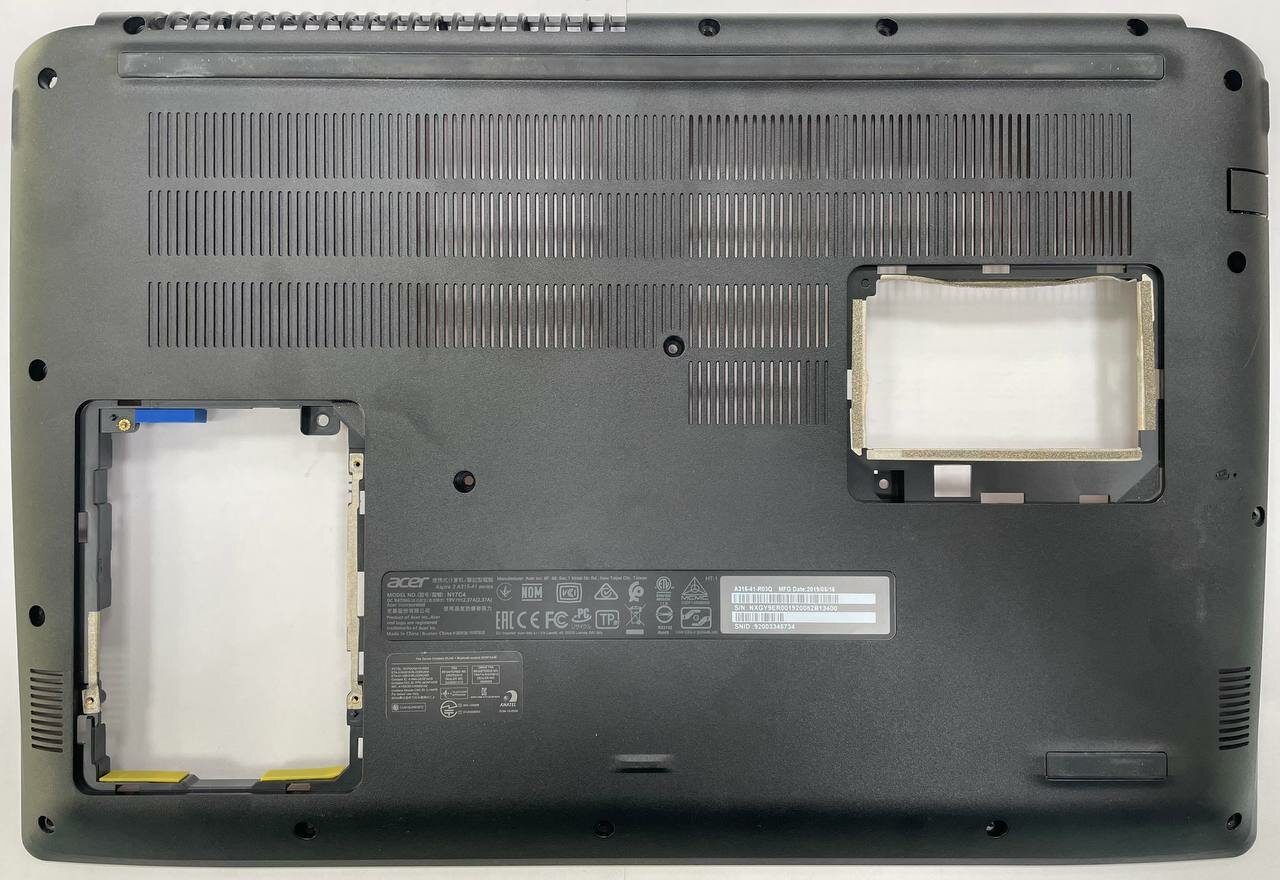 60. GY9N2.006 Нижняя часть корпуса Acer A315-41