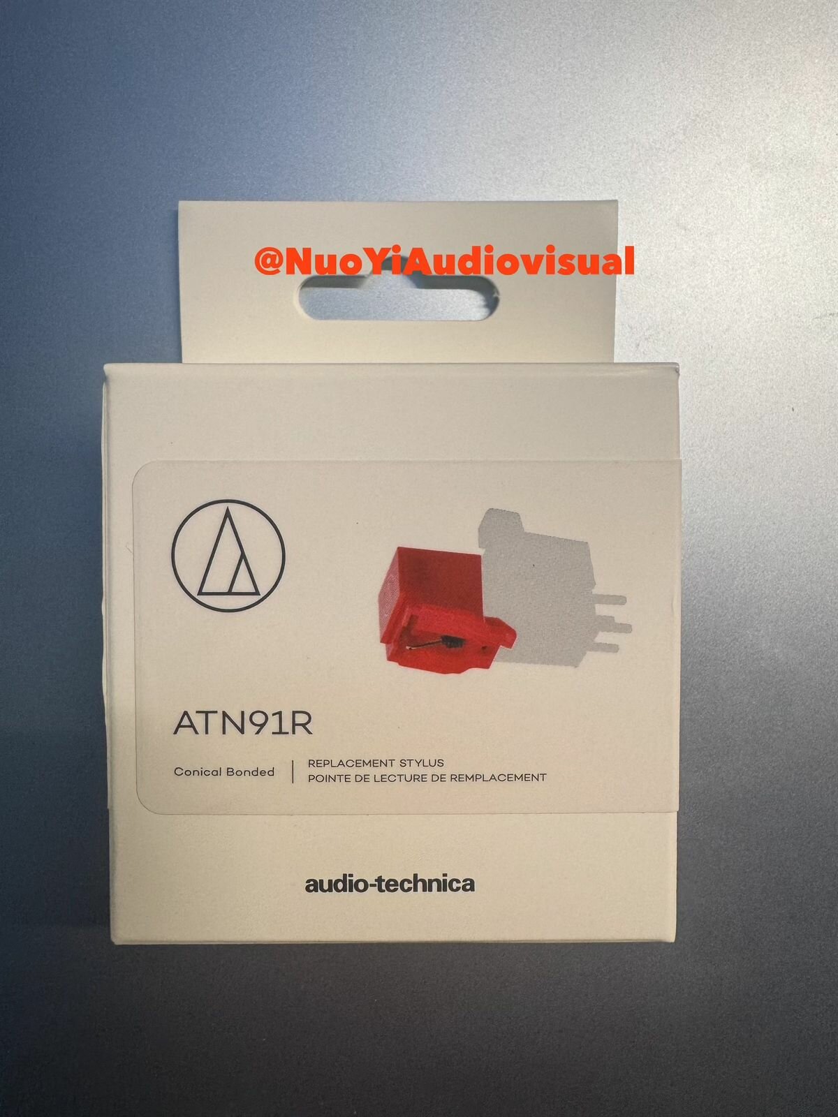 Сменная игла Audio-Technica ATN91R, коническая, для картриджей AT91 (только игла)