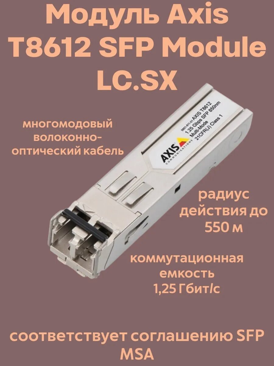 Модуль Axis T8612 SFP Module LC. SX
