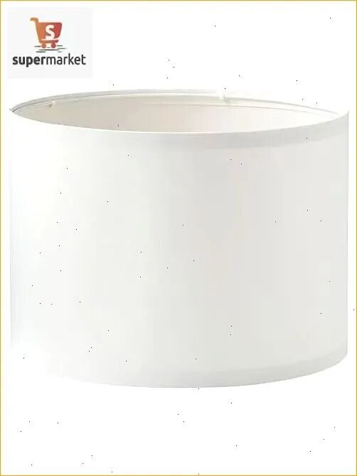 Абажур IKEA RINGSTA белый 33 см для освещения комнаты, пластик, IKEA