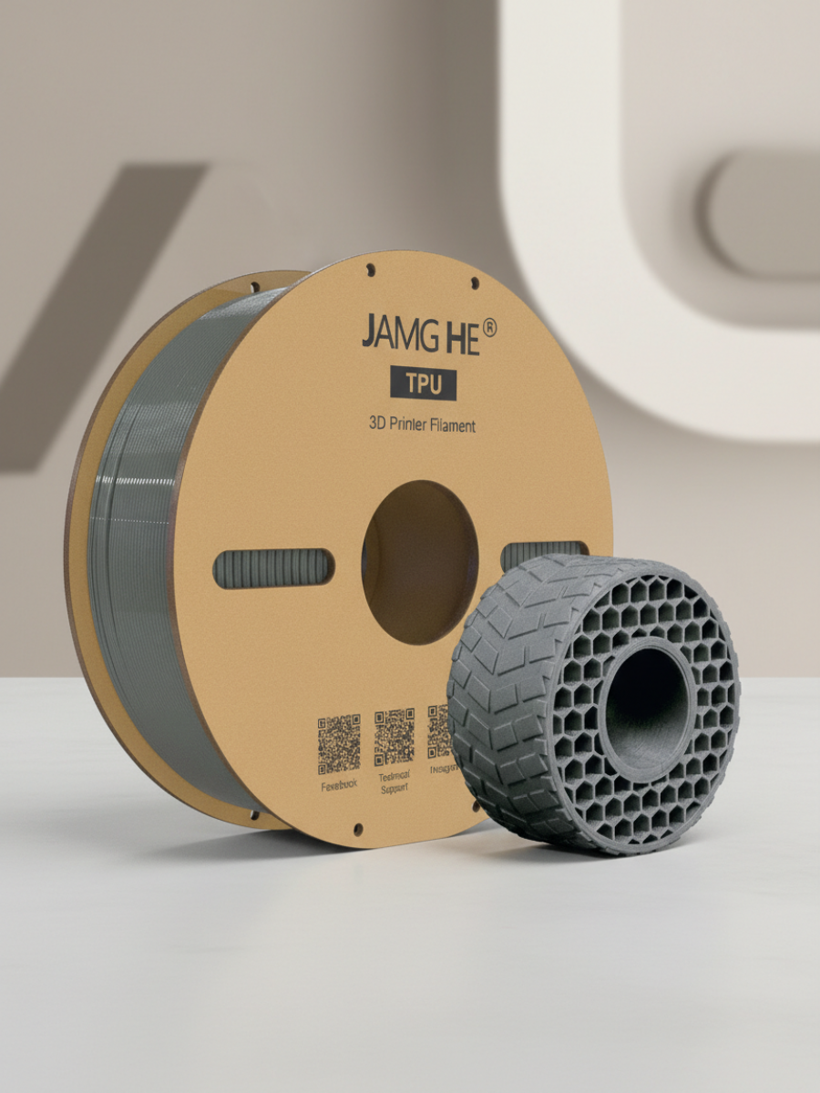 Пластик TPU 1кг серый Jamg He