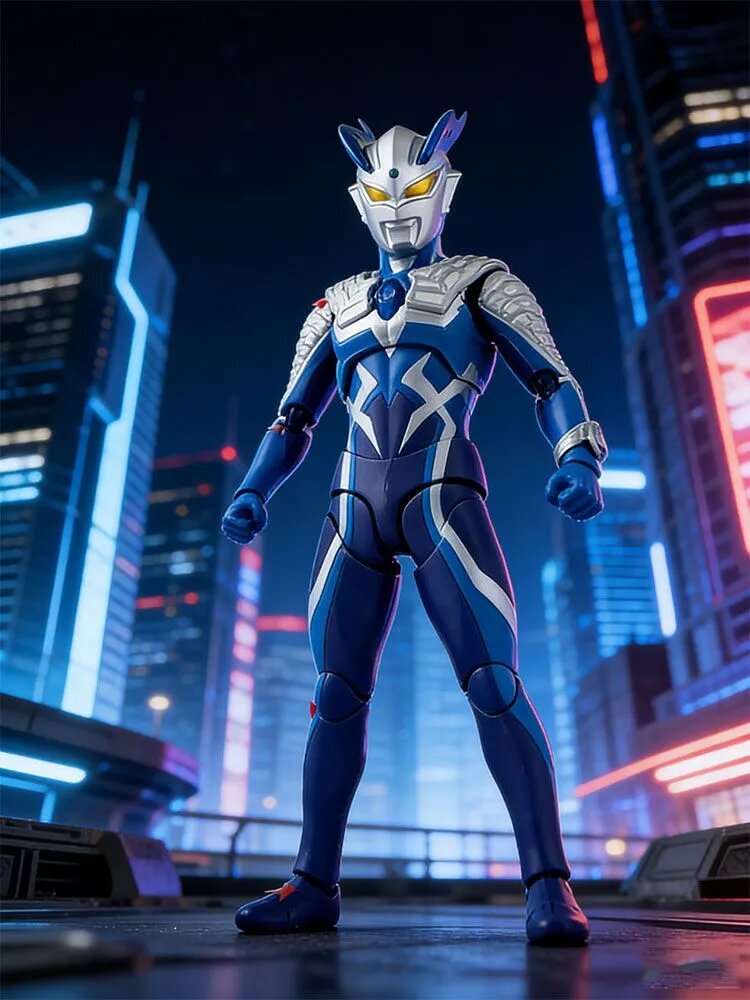 Многосуставная подвижная игрушка ручной работы Moon God Cero Ultraman model decoration