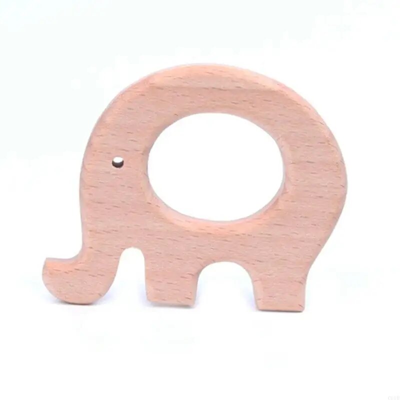 Деревянное кольцо-прорезыватель для зубов Elephant